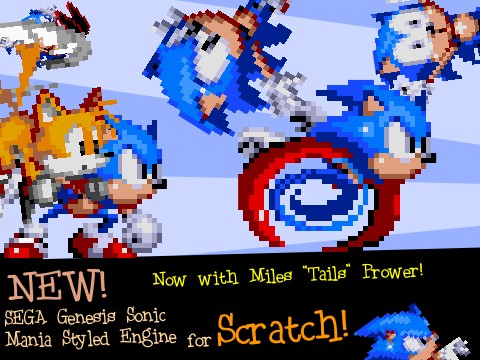 Genesis Sonic Mania Style Engine v1.2 &Tails