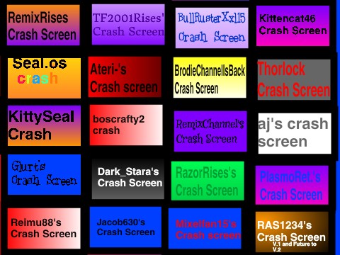 Add Your Crash Screen (The project is full)