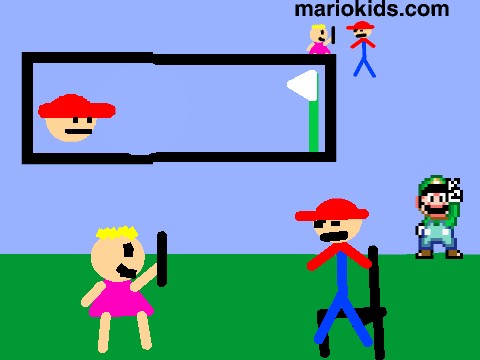 Mario adding math Game