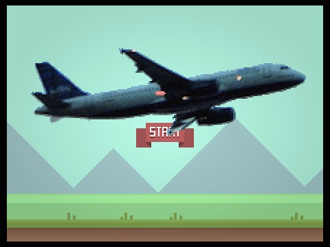 Flappy jumbo jet