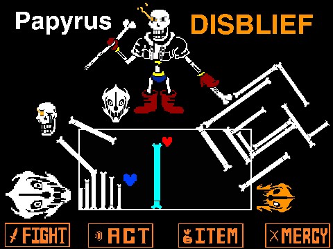 Disblief Papyrus [custom attacks]