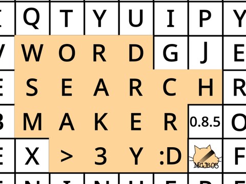 Word Search Maker 0.8.5a