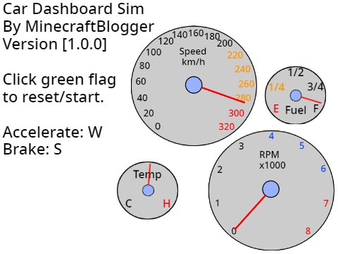 Car Dashboard Sim [1.0.0]