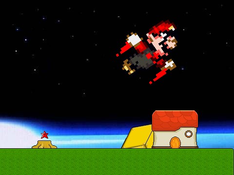 Super Mario Galaxy - Flying Mario! v1.0