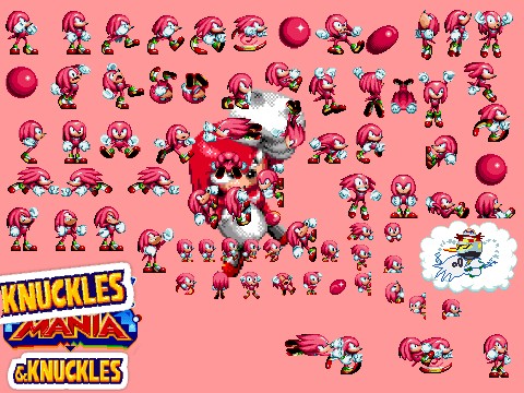 Knuckles Mania Sprites