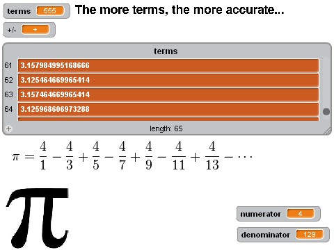 Pi Calculator - Gregory-Leibniz's Series