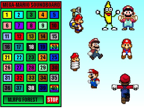 Mega Mario Soundboard