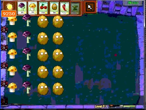 plants vs zombies - night