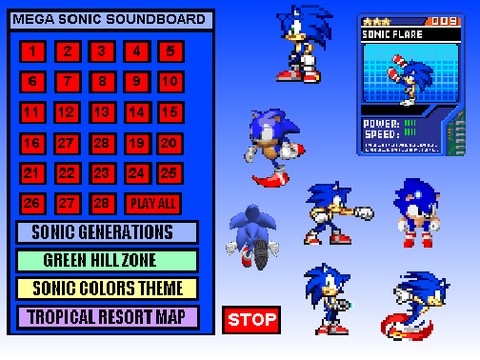 Mega Sonic Soundboard