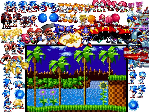 Sonic MANIA scene creator (MANIA Musics And Ect.)