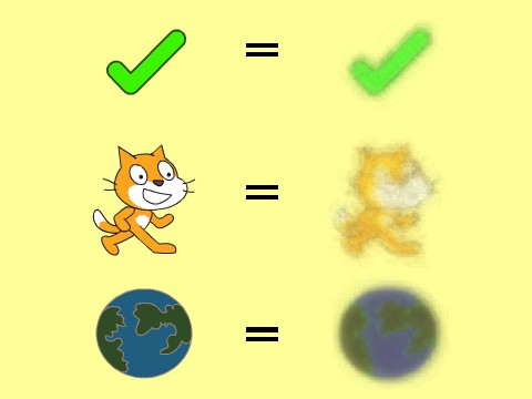 Blur effect in scratch