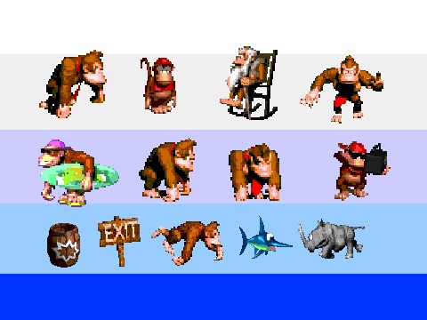 DKC Sprites