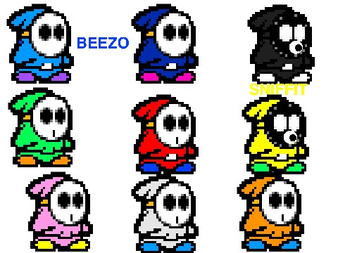 Shy Guy Sprites
