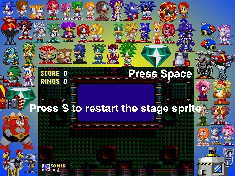 Ultimate classic sonic scene creator PLUS