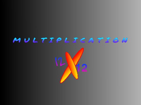 Multiplication 12X12