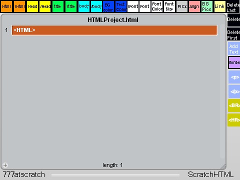 ScratchHTML (Alpha)