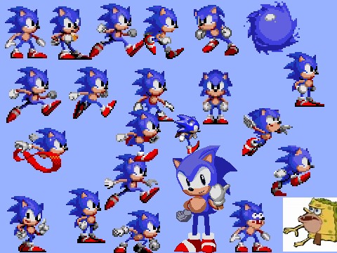 lots of sonic 2 sprites