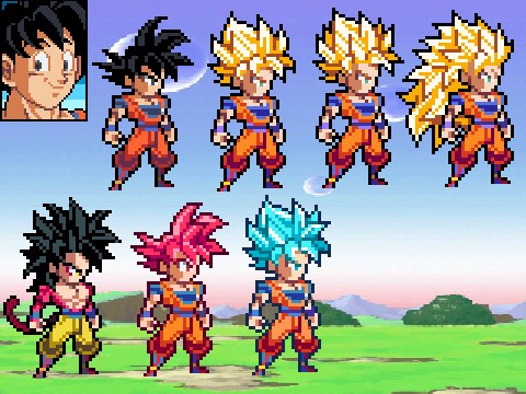 ULSW Goku Sprites