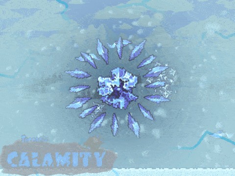 Terraria Calamity: Cryogen Battle