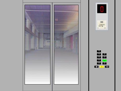 Glass KONE Monospace lift ride with Delta