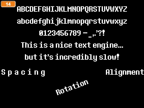 Simple Text Engine
