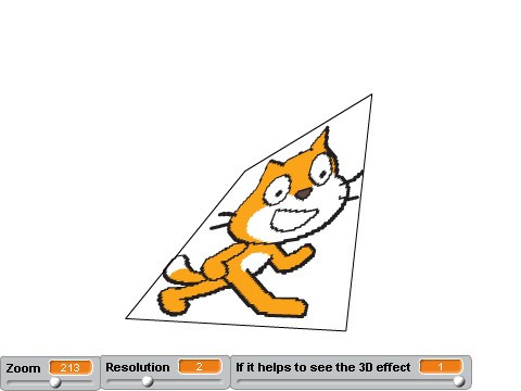 3D Scratch Cat / Gobo