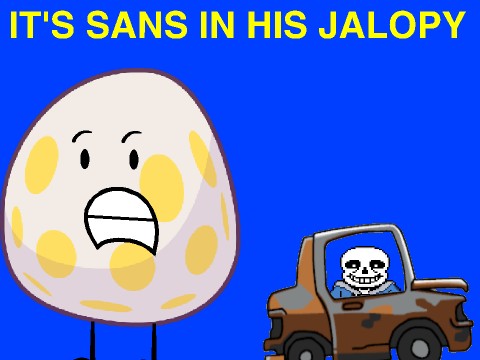 BoxingBob Still Alive: It's Sans in His Jalopy