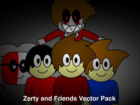 Zerty and Friends Vector Pack