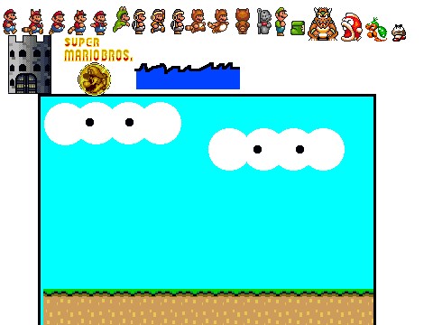 16-bit mario scene creator!