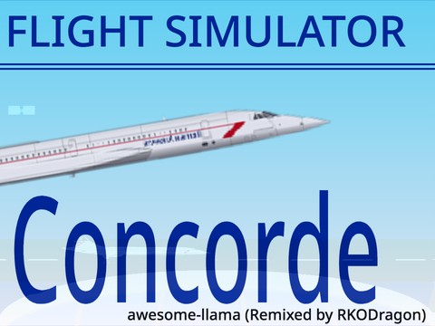 FLIGHT SIMULATOR Concorde 2D