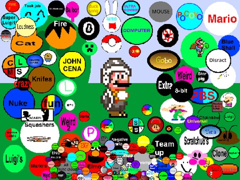 Beat up Hammer Mario