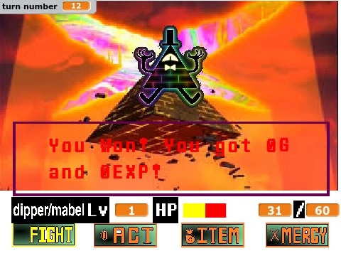 undertale bill cipher fight 2 player