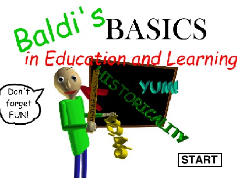 Baldi's Basics in Education and Learning 2D (FULL GAME!)