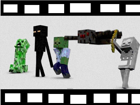 mult minecraft bed mobs dance!!!!!!