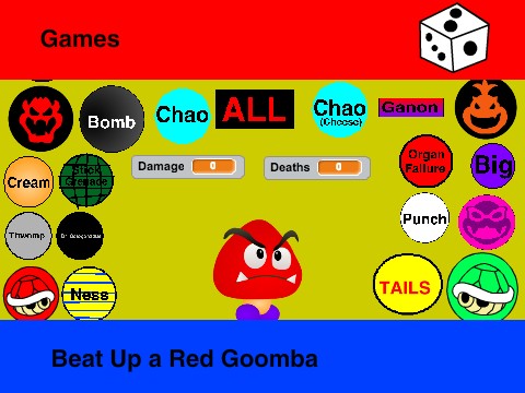 Beat Up a Red Goomba