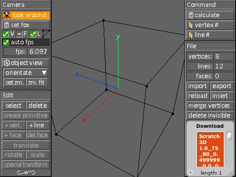 Scratch 3D (5th development version)