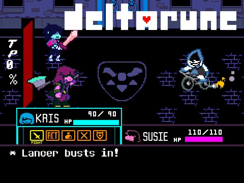 DELTARUNE: Lancer battle