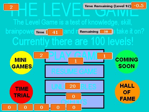 The Level Game! (100 levels!)