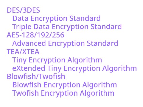加密Encryption Toolkit & AES DES TEA Blowfish Serpent IDEA