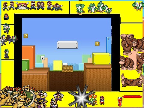 Super mario fight Scene Creator Updated 1.1