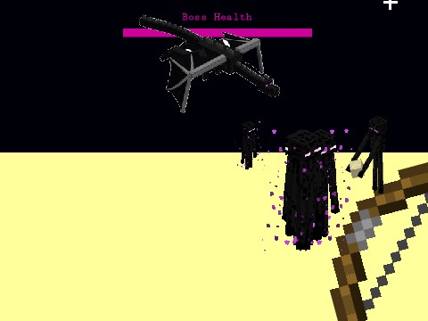 Ender Dragon 3D minecraft boss fight remix