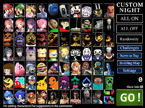 Ultimate Video Game Custom Night -DEMO-