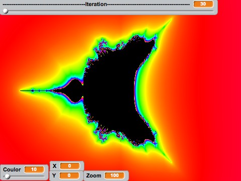 Perpendicular Mandelbrot set explorer