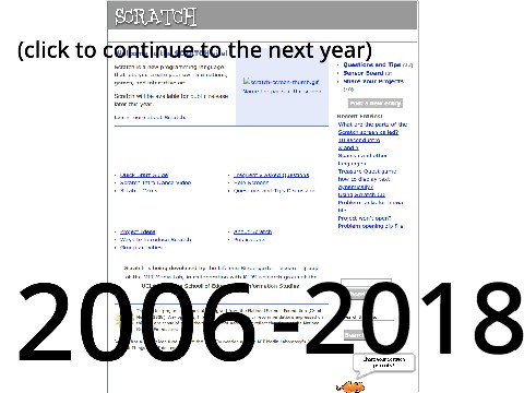 Evolution of Scratch