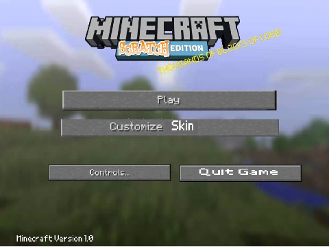 Minecraft: Scratch Edition (v1.0)