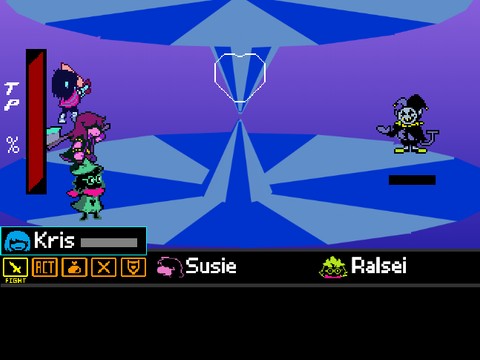 [English Edition]deltarune Jevil Fight