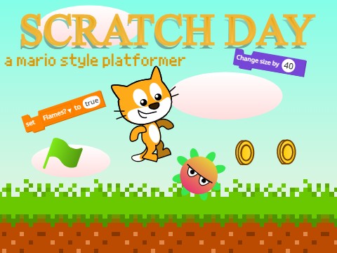 Scratch Day - A Mario Style Platformer v1.0