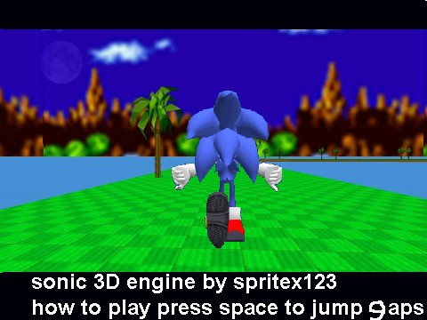 Sonic 3D engine