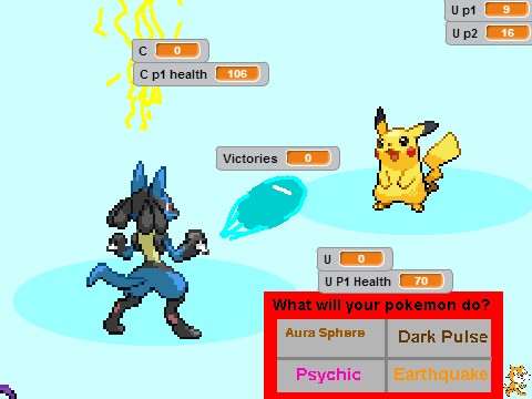Pokemon Battle test scratch