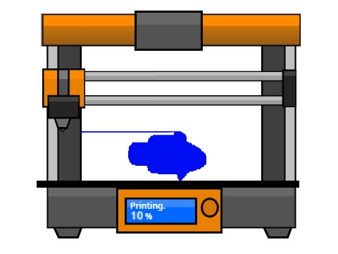 2.5D printer simulator V1.5